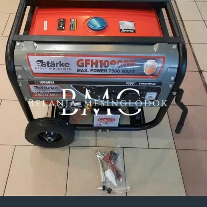 jual genset 7500 watt, merek jerman punya, starke, jenis starter ...