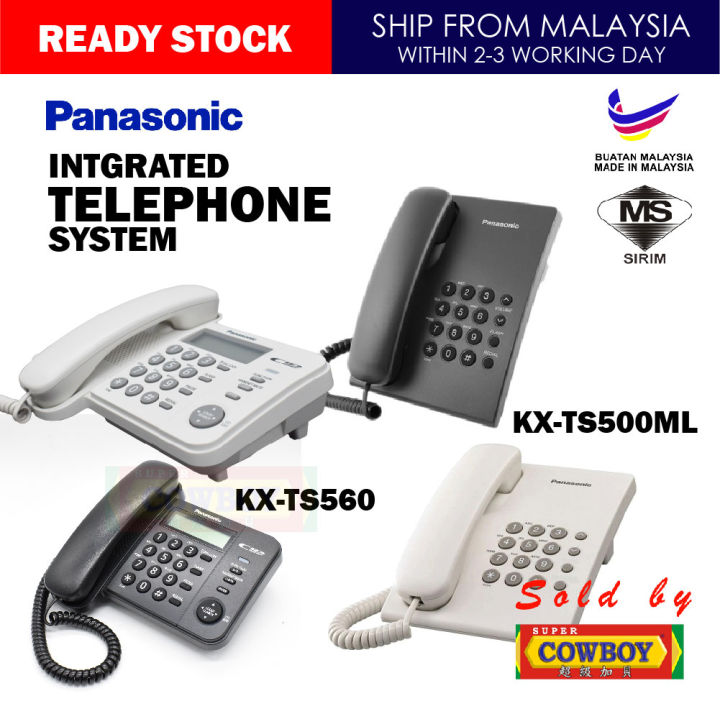 Panasonic Corded Phone Home Office TM Landline Telephone KX-TS560 KX-TS500ML Caller ID ITS ...
