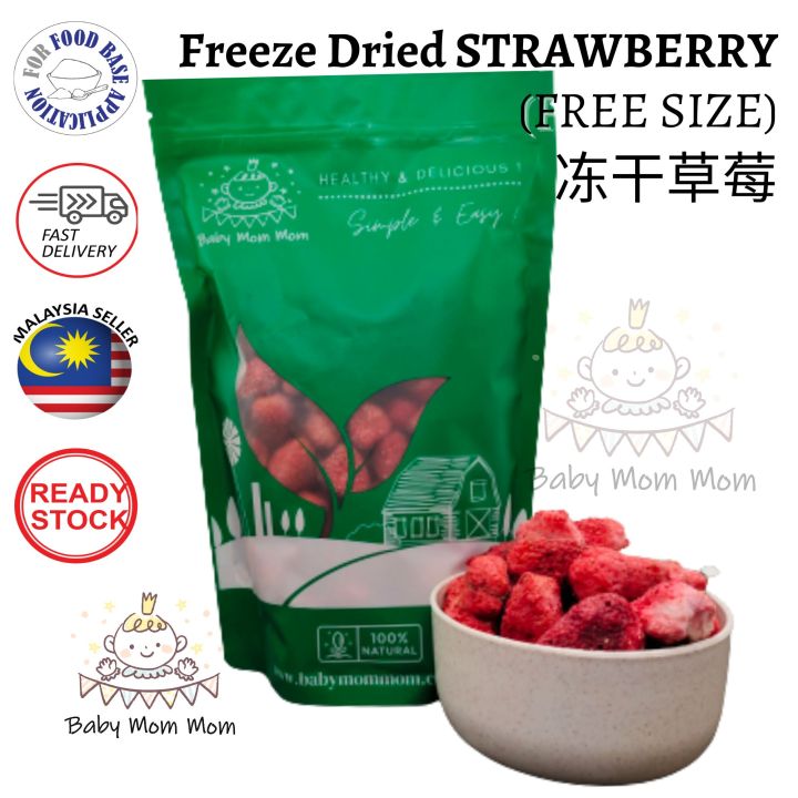 Freeze Dried Strawberry Snack Free Size | 冻干草莓脆 | Crunchy Strawberry ...
