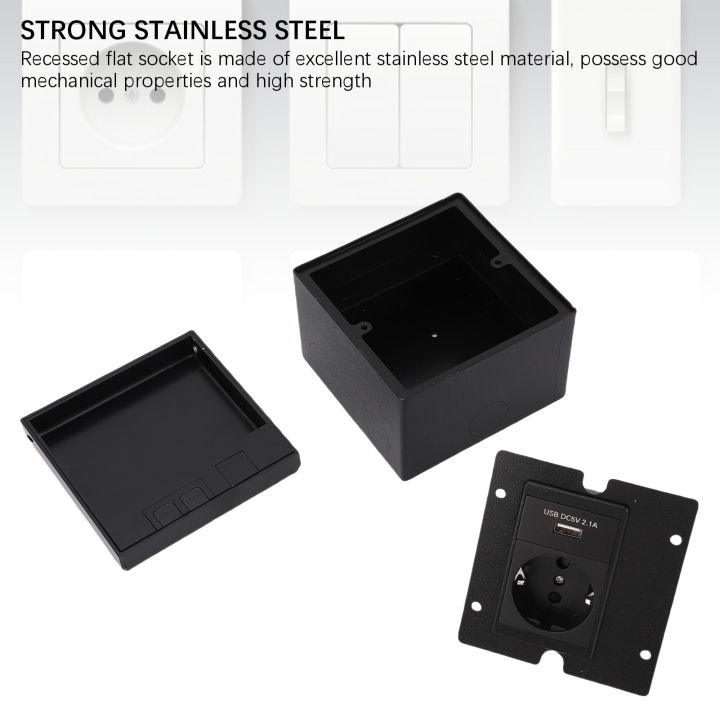 Recessed Floor Outlet Box Prevent High Temperature Recessed Floor ...