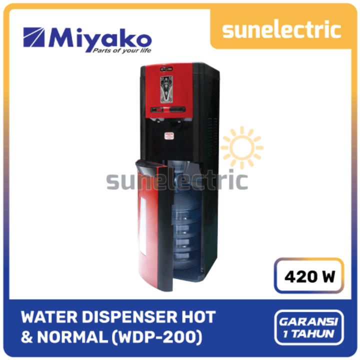 Miyako WDP-200 Dispenser WDP200 / WDP 200 - Merah | Lazada Indonesia