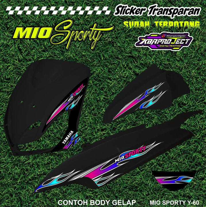 MIO SPORTY STIKER PREMIUM STRIPING MOTOR KEREN LIS VARIASI MIO SPORTY ...