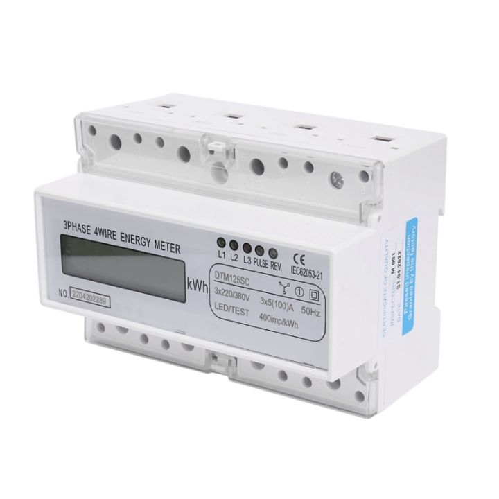 (ETPD) Three Phases 4 Wire Digital Power Meter Electric Electricity ...
