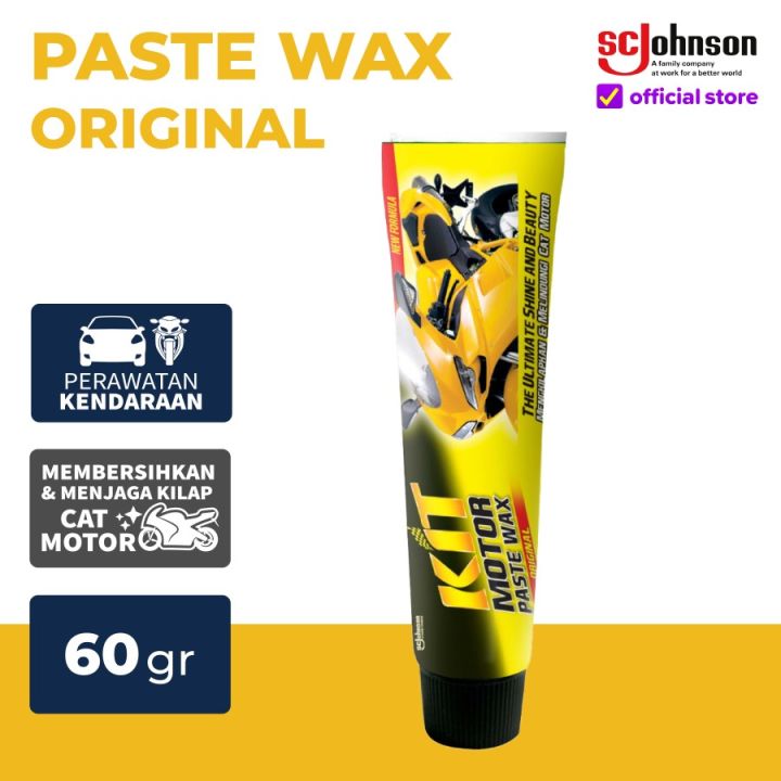 KIT Motor Paste Wax Pengkilap Cat Motor Original 60g | Lazada Indonesia