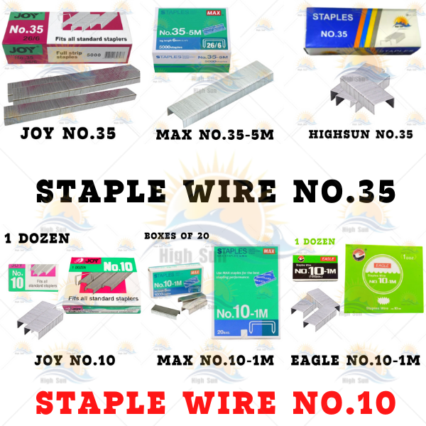 Standard Staples Staple Wire 10M OR 35M Metal Staple Wire Stapler Wire ...