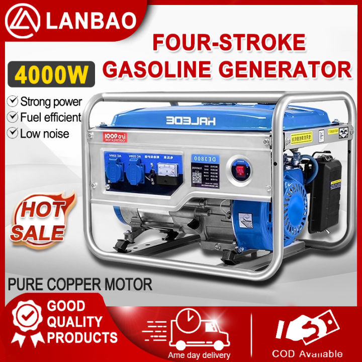 Four Stroke Portable Power Generator 4kw Gasoline Generator For Home ...