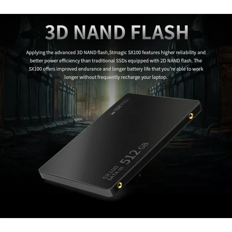 ST MAGIC 128GB 256GB 512GB 1TB SSD 2.5 SATA III Internal Hard Drive For ...