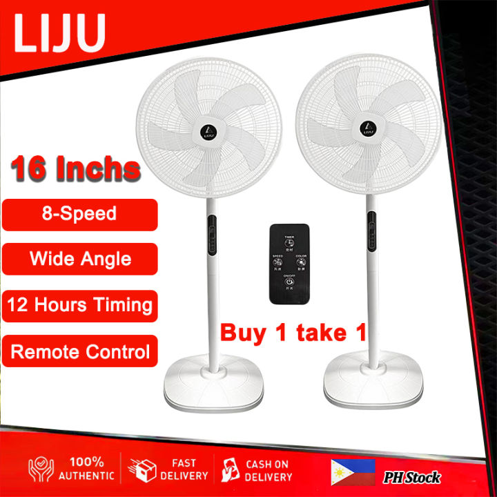 16 Inch Electric Fan Stand Fan Energy Saving Fan Standard 5 Blade With ...