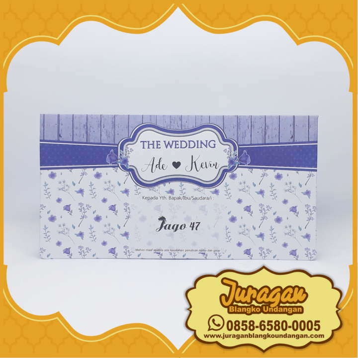 BLANGKO UNDANGAN JAGO 47 - JURAGAN BLANGKO UNDANGAN | Lazada Indonesia