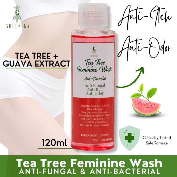 [ TEA TREE FEMININE WASH ] Greenika Tea Tree Feminine Intimate Wash ...