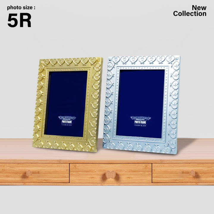 Luxury Table Frame Ukuran 5R Bingkai Foto Aesthetic Dekorasi Rumah ...