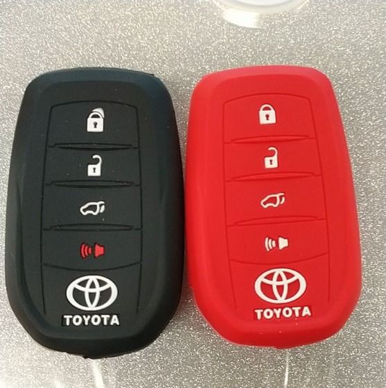 JS TOYOTA Fortuner / Toyota Hilux Silicone Car Keyless Remote 4 BUTTON ...