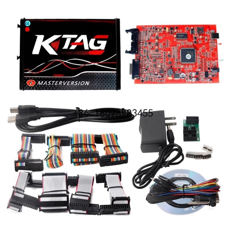 KTAG V7.02 ECU Programmer Online Version (RED PCB) OBD2 No Token ...