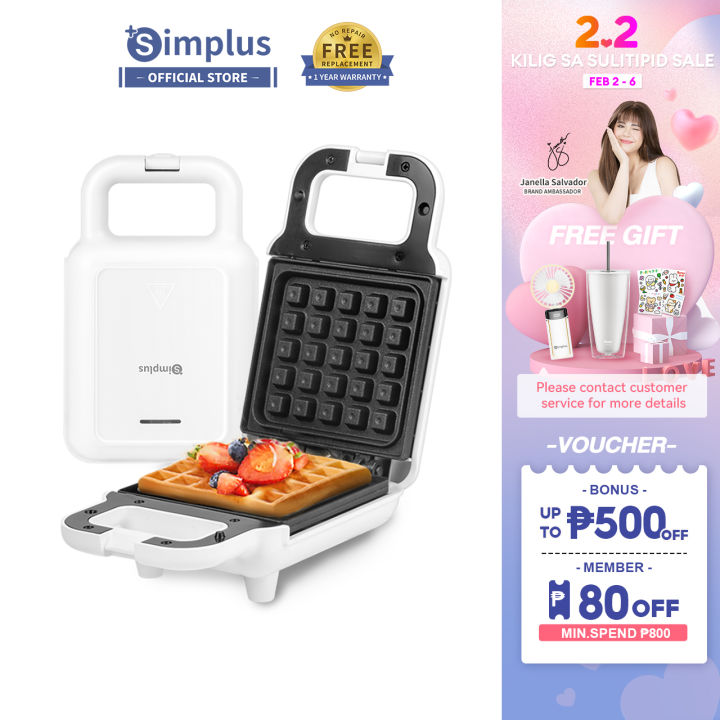 Simplus Waffle Maker/Sandwich Maker Breakfast Maker Bread Toaster Maker ...