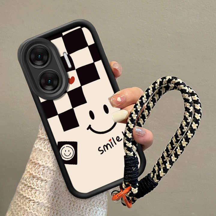 casing hp Redmi Turbo 4 Pro terbaru 2025 Kotak Square Smiling Face ...