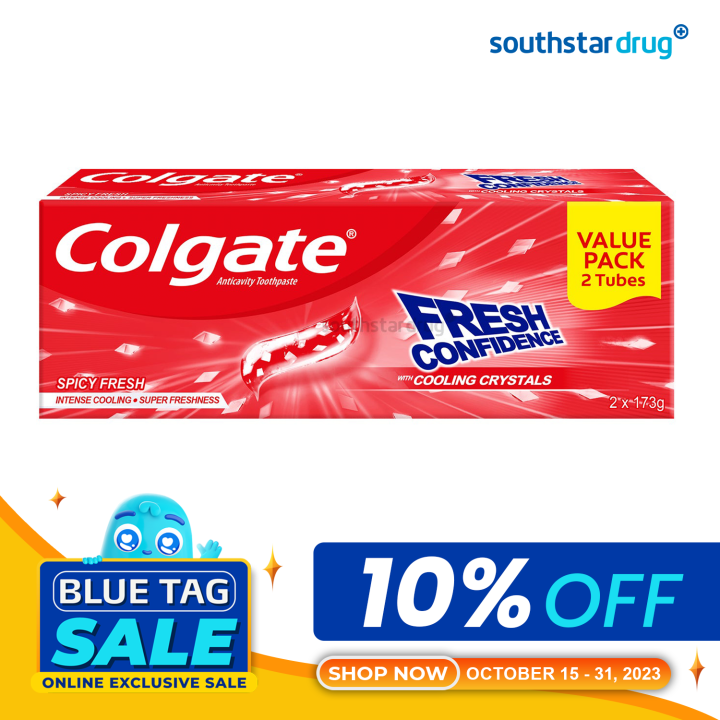 Colgate Fresh Confidence Cooling Crystals Spicy 145ml | Lazada PH