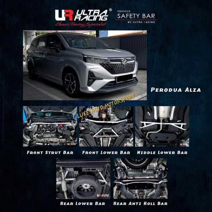 100% ORIGINAL New Alza/ Veloz 2022+ FULL ULTRA RACING SAFETY BAR | Lazada