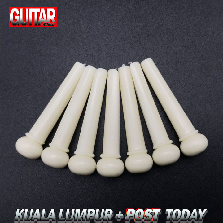 Post Today | 6Pcs Acoustic Guitar Bridge Pins String End Plastic 6 ...