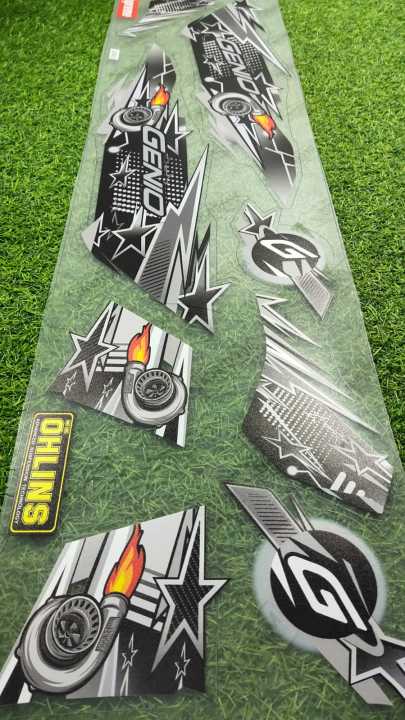 Striping Genio Lis Bahan Sticker Bening Polet Transparan Variasi ...