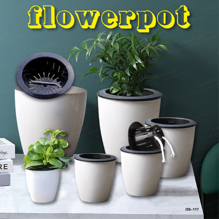 Self-watering Plastic Flower Pot || Automatic Water Absorption ...