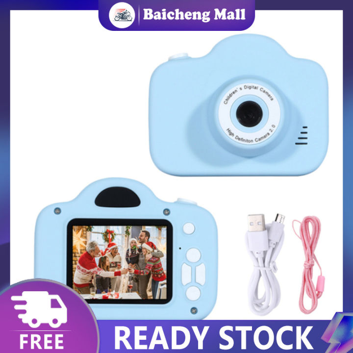 【BaiC💥】Mini Kid Camera Cartoon Camera 20 Million Pixels 2 Inch Hd Ips ...