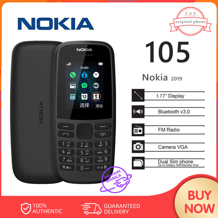 Original Brandnew N105/N106/N150 Dual Sim 105 Backup Phone Keypad Basic Phone COD | Lazada PH