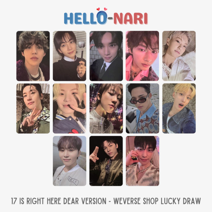 SEVENTEEN 17 Is Right Here Dear Version - WeVerse Shop Lucky Draw Event ...