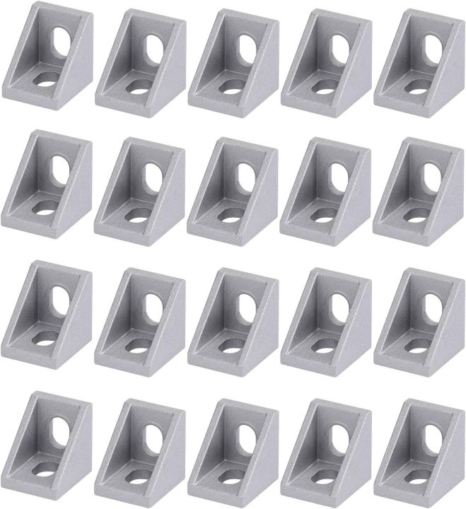 20pcs Corner Bracket Right Angle, L Brackets Connector, 2020 Series 2 ...