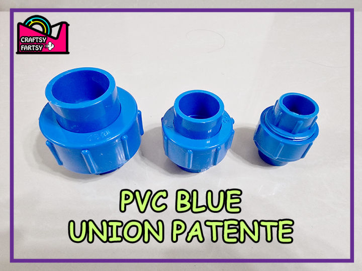(PER PIECE) PVC Blue Union Patente 1/2", 3/4", 1", 1 1/4", 1 1/2", 2 ...