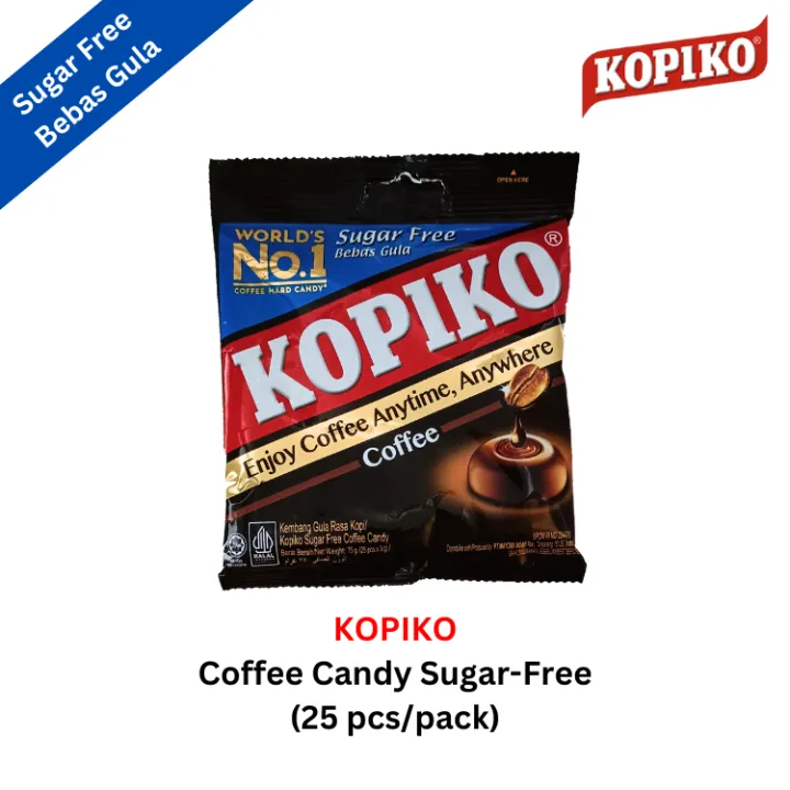 KOPIKO - Sugar Free Coffee Candy (25 pcs/pack) | Lazada