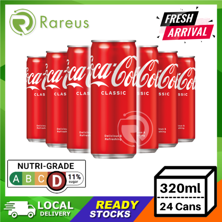 Coca-Cola Classic Coke (320ml x 24 Cans) | Lazada Singapore