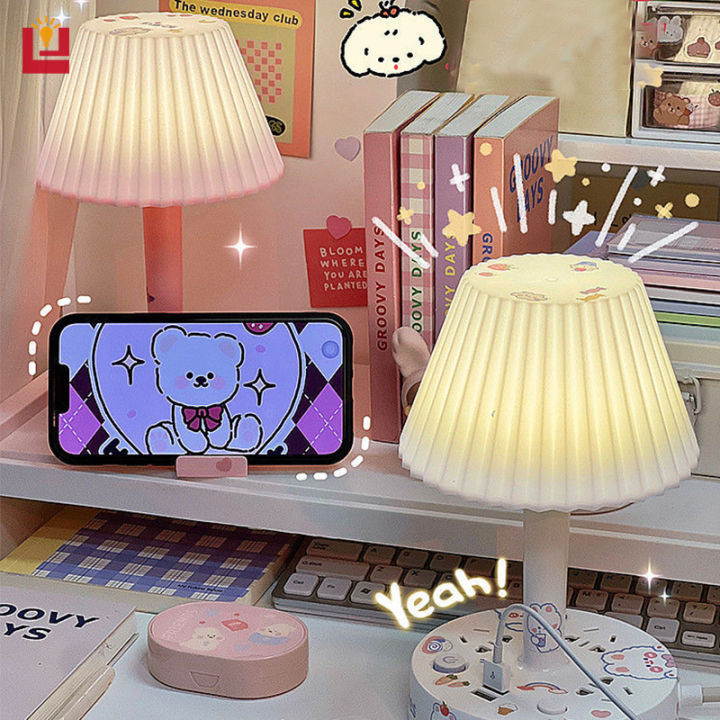 YONUO โคมไฟตั้งโต๊ะ LED มัลติฟังก์ชั่น 2 in 1 บอร์ดปลั๊กไฟ USB ที่วางโทรศัพท์ ครัวเรือน หอพัก ...