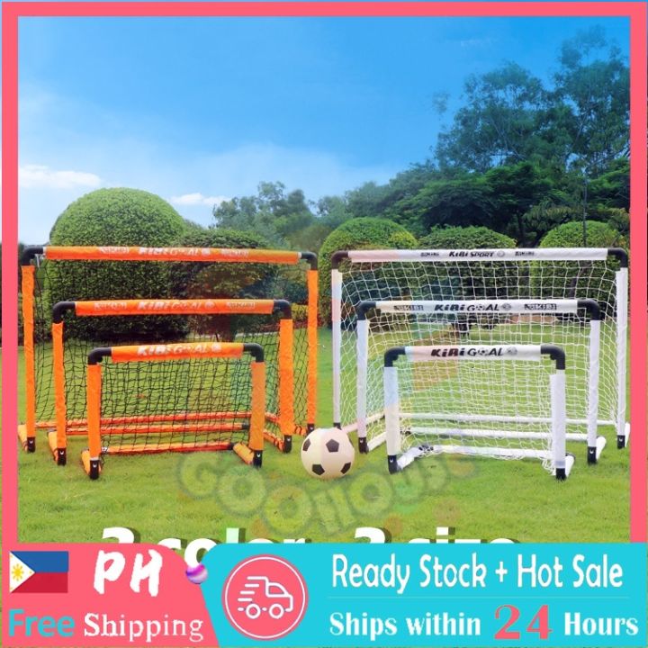 Folding Soccer Goal Set Portable Sports Mini Backyard Indoor and ...
