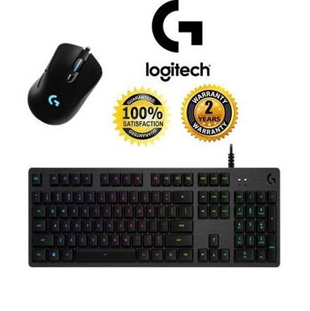 [SPECIAL COMBO SET] Logitech G512 RGB Mechanical Carbon Clicky Gaming ...