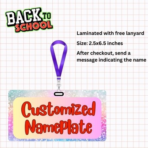 PERSONALIZED LAMINATED NAMEPLATE/NAMETAG | Lazada PH
