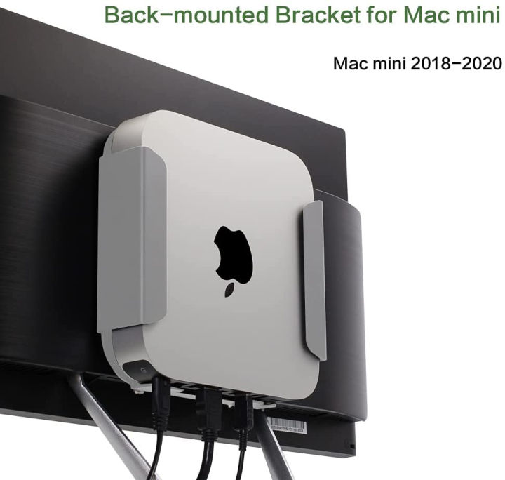 Back Mounted Bracket For Apple Mac Mini 2018-2020 Computer Desktop ...