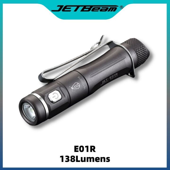 JETbeam E01R Medical Worker Flashlight 135Lumens Convenient Tactical ...
