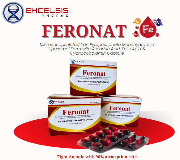 Feronat 1 Capsule (Microencapsulated Iron Pyrophosphate Monohydrate in ...