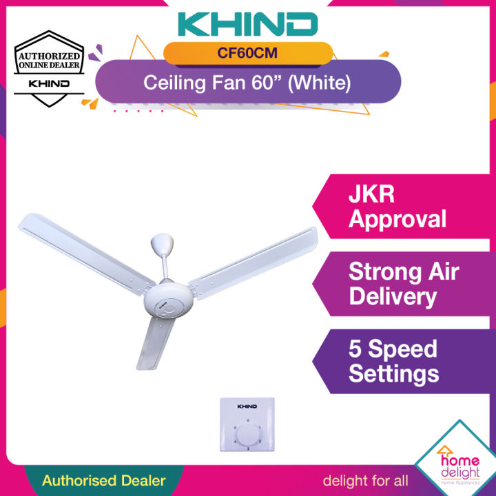 Khind JKR Ceiling Fan 60 Inch [ CF60CM ] | Lazada