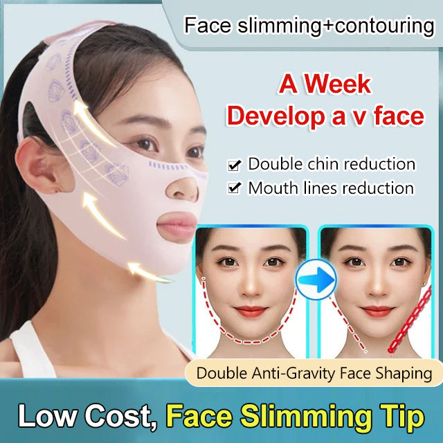 Sleep V-Face Sculpting Anti-Gravity Firming Lifting Mask Face Lifting ...