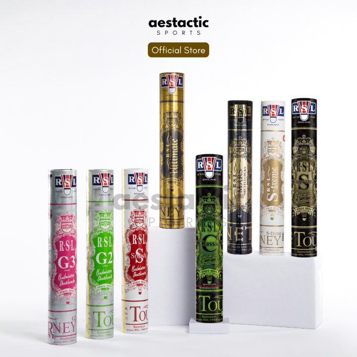 RSL Tourney Shuttlecock Ultimate/ Supreme / Classic / S-treme / Smash ...