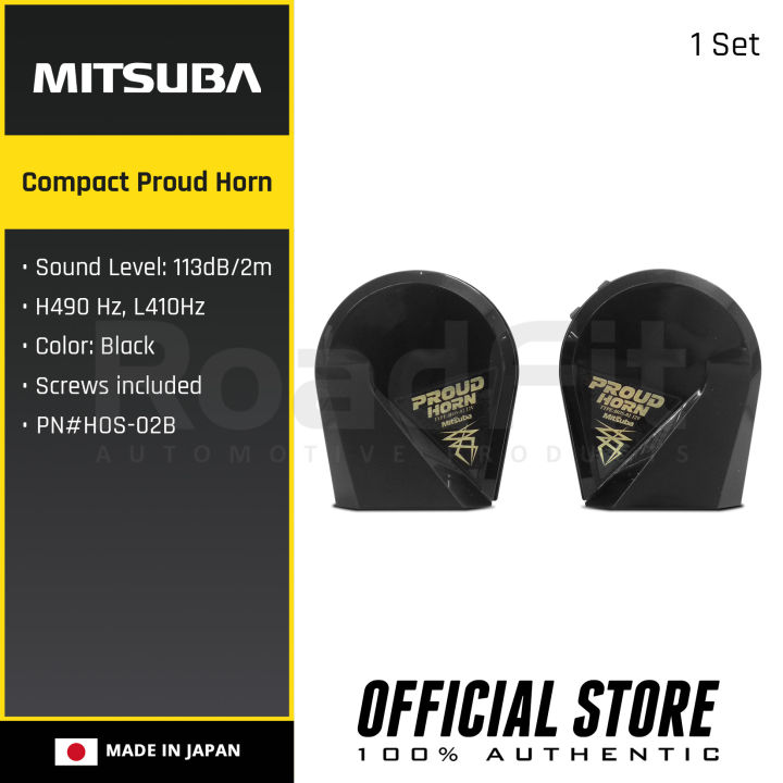 Mitsuba Compact Proud Horn 12V Car and Motorcycle MC HOS-02B | Lazada PH