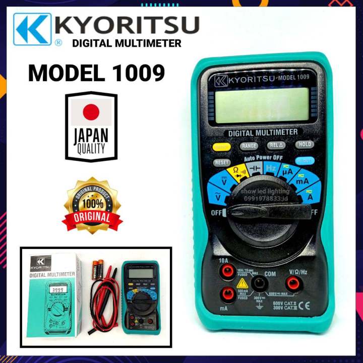 Kyoritsu รุ่น KEMD-1009 แท้ 100% มัลติมิเตอร์ แบบดิจิตอล Kyoritsu1009 ...