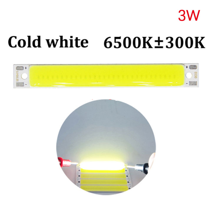 MMU Giảm Giá Sốc dải đèn LED COB 3V 3.7V DC 60mm 8mm Nguồn đèn LED COB ...