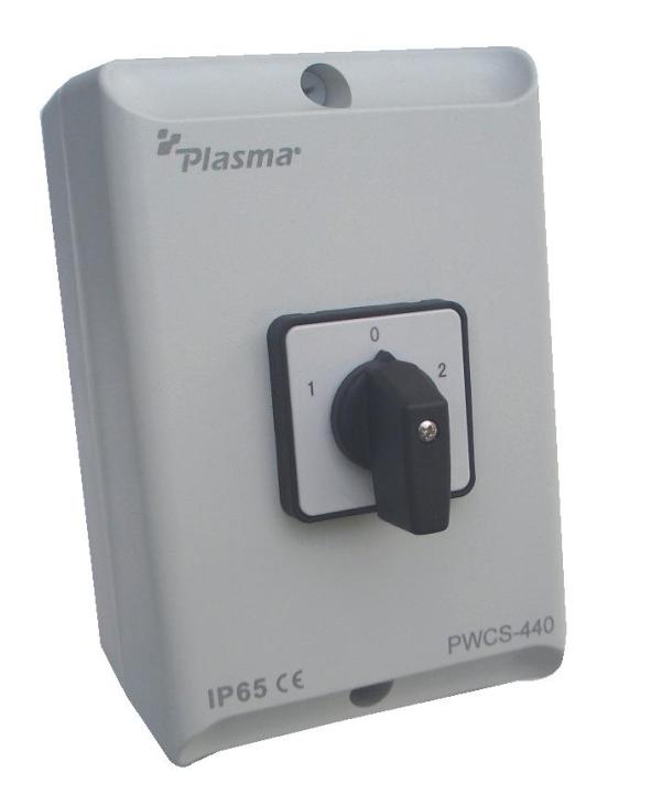 Plasma PWCS-440 40A 4pole 1.0.2 Weatherproof Change Over Switch c/w ...