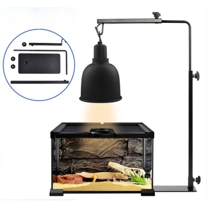[Ready Stock] Adjustable Reptile Lamp Stand Metal Floor Light Holder ...