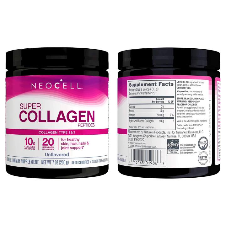 NeoCell / Super Collagen / 10g Collagen Per Serving / For Healthy Skin ...