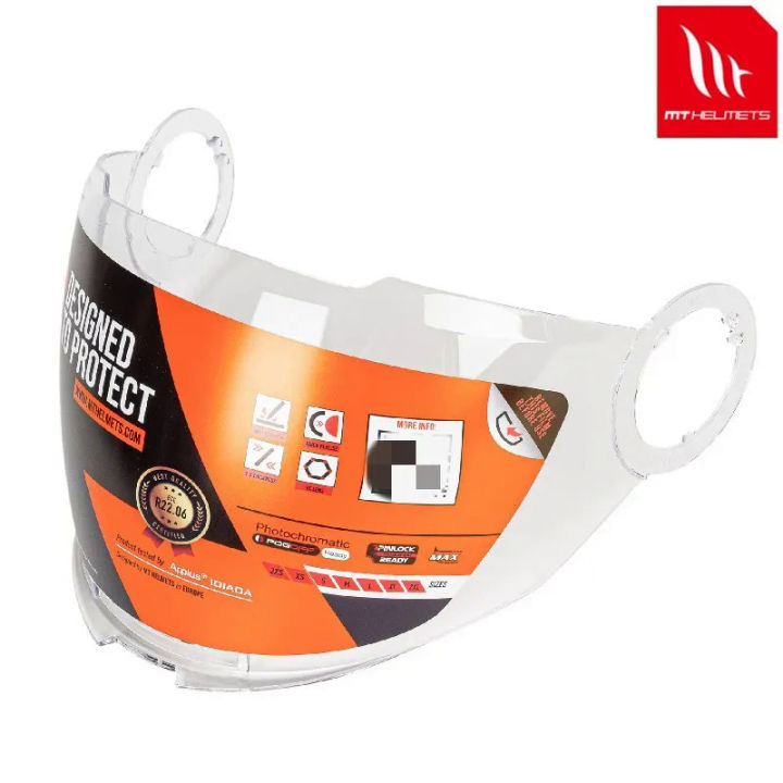 MT-V-26B helmet visor for MT Viale SV helmet original MT helmet glass ...