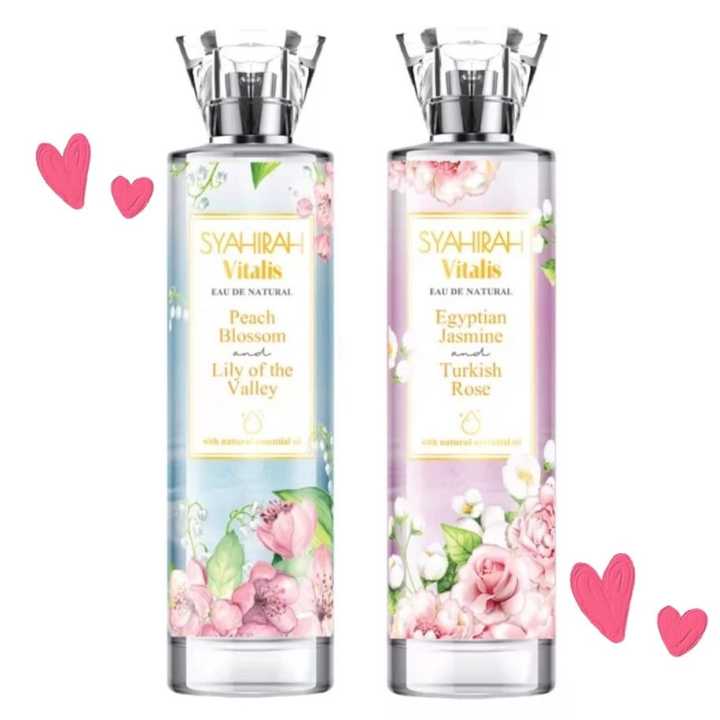 SYAHIRAH VITALIS PERFUME TURKISH ROSE PEACH BLOSSOM 100ML | Lazada