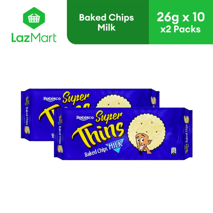 Super Thins Milk 26g x 10 - Pack of 2 | Lazada PH